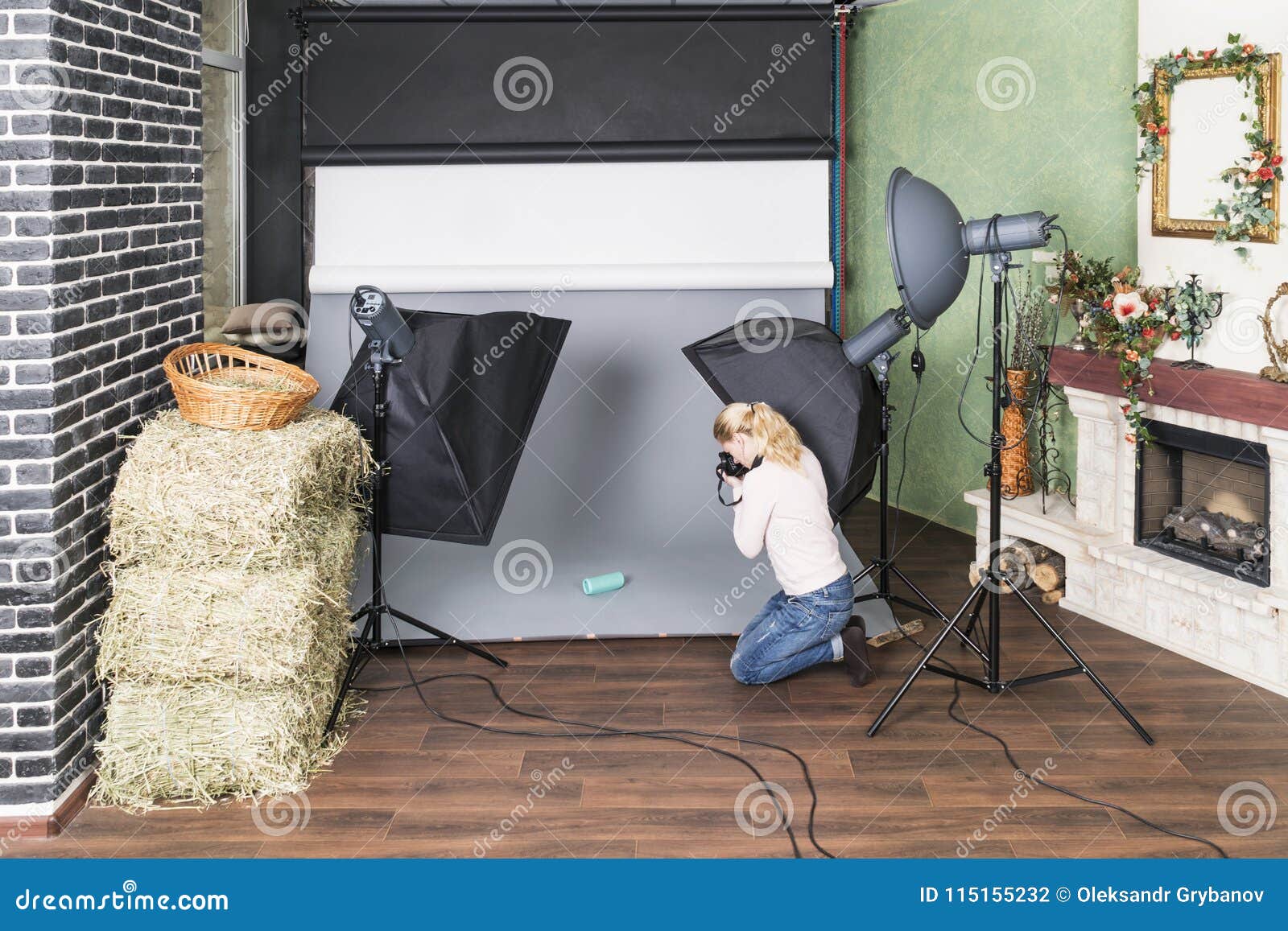 Process of Objective Photography in the Studio Stock Photo - Image of ...