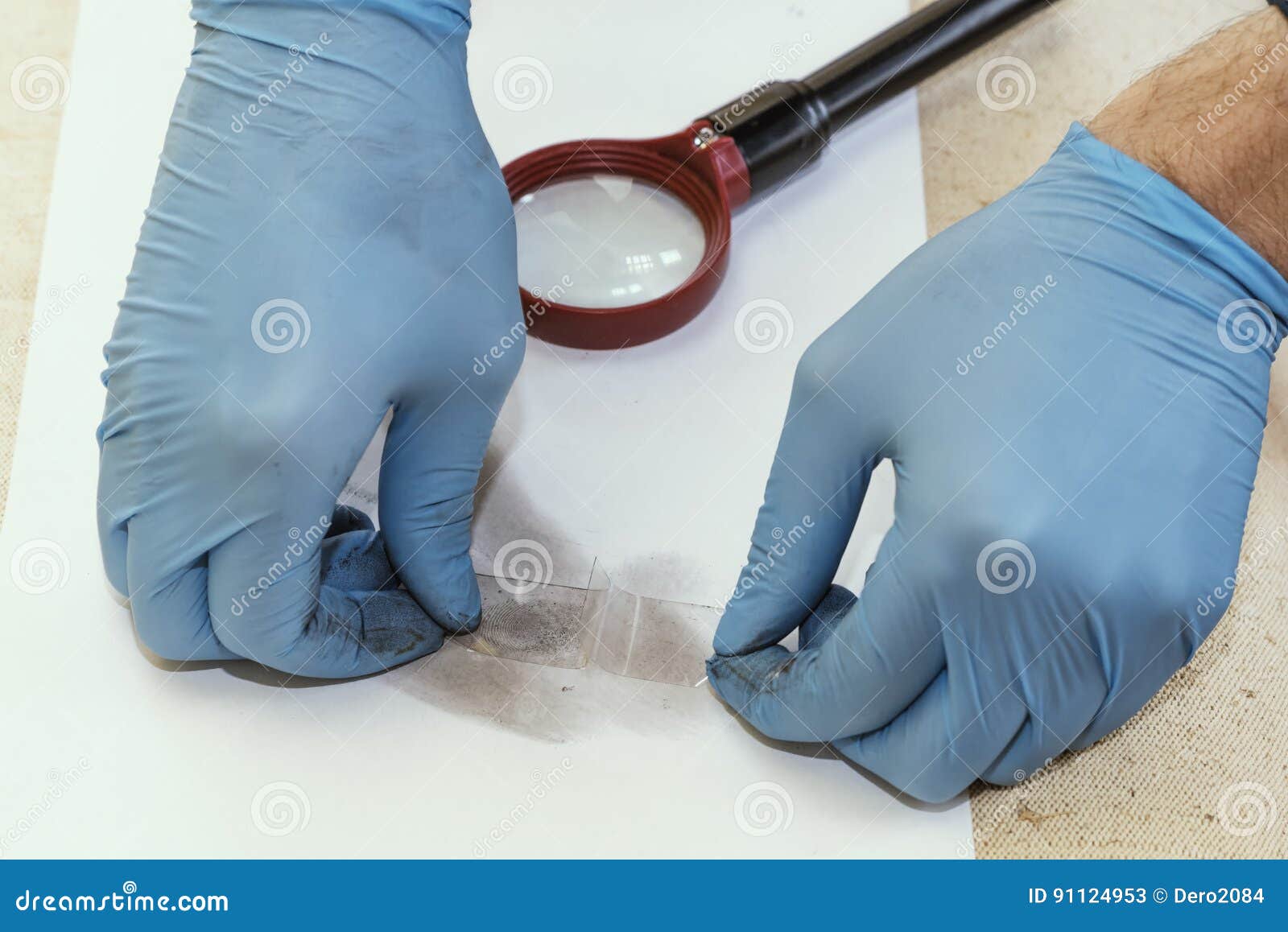 The Process of Obtaining Track Fingerprint at the Scene of the Crime ...