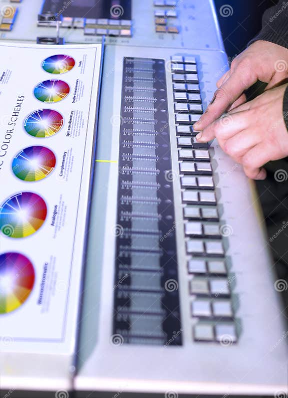 The Process of Offset Printing and Color Correction Stock Photo - Image ...