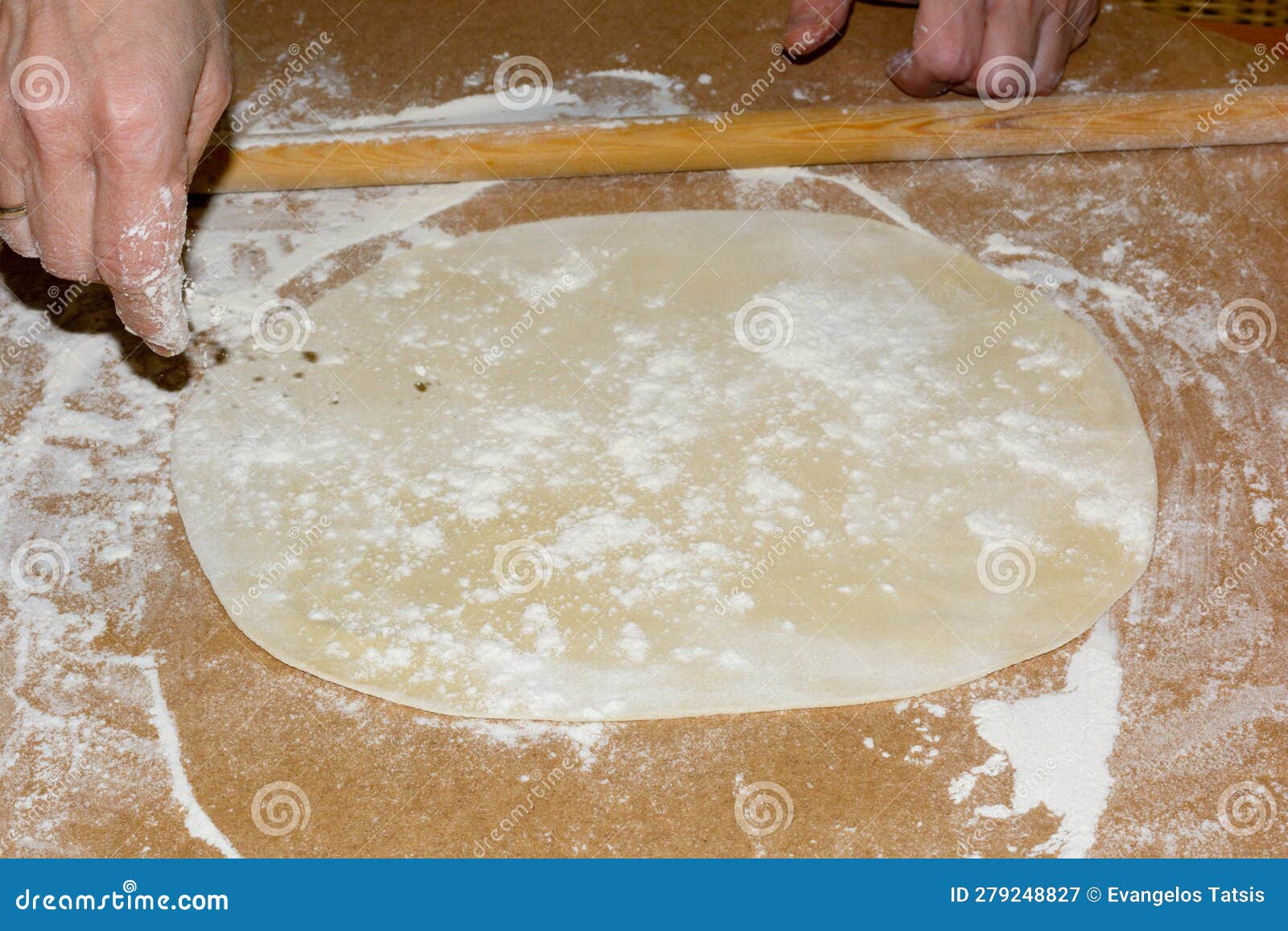 The Process of Opening a Pastry Sheet Stock Image - Image of cupcake ...