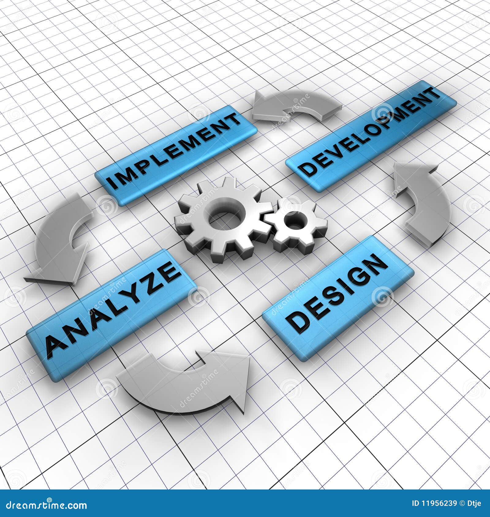 Process organigram stock illustration. Illustration of arrow - 11956239