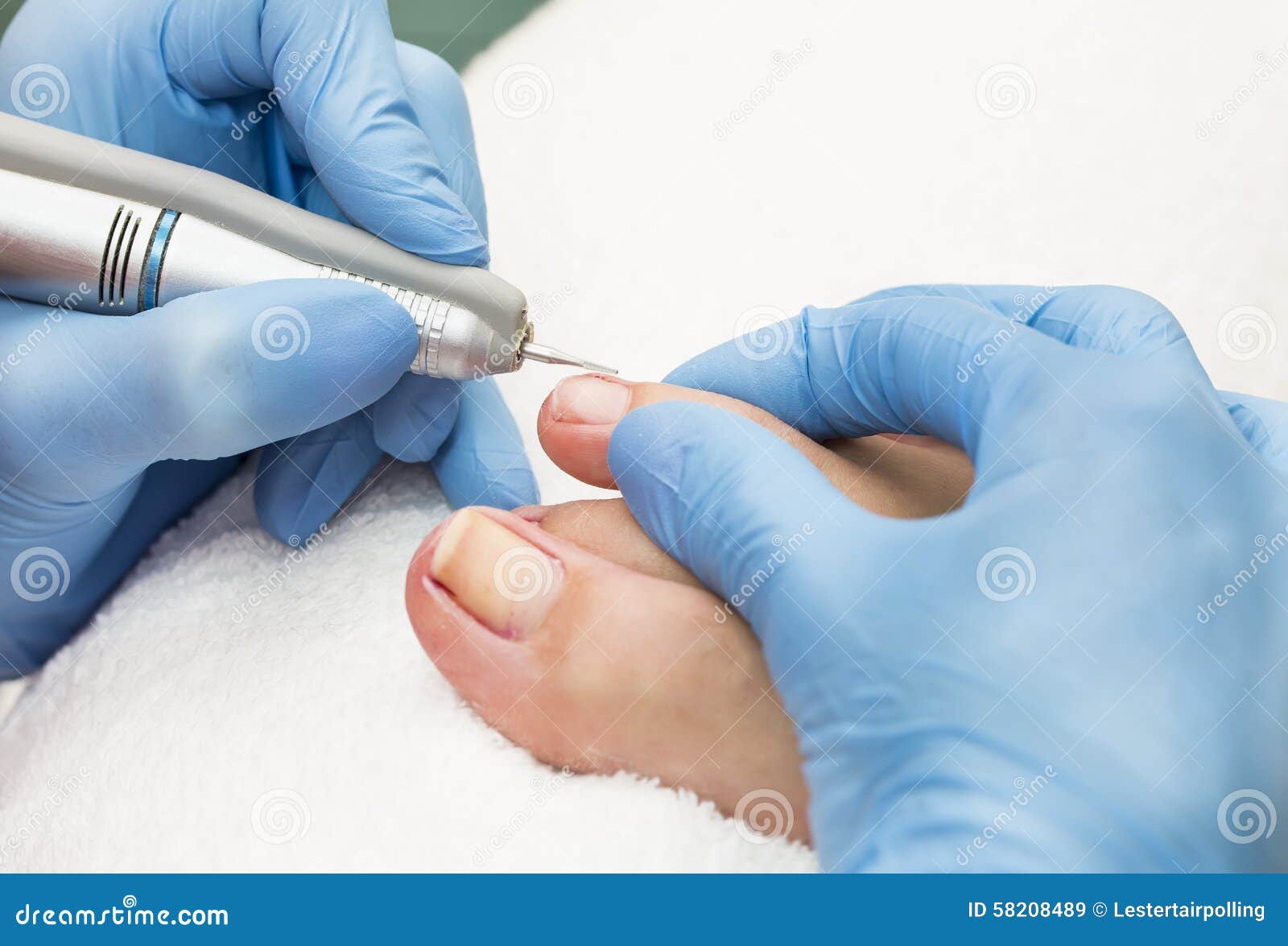 Process of pedicure stock image. Image of medical, adult - 58208489