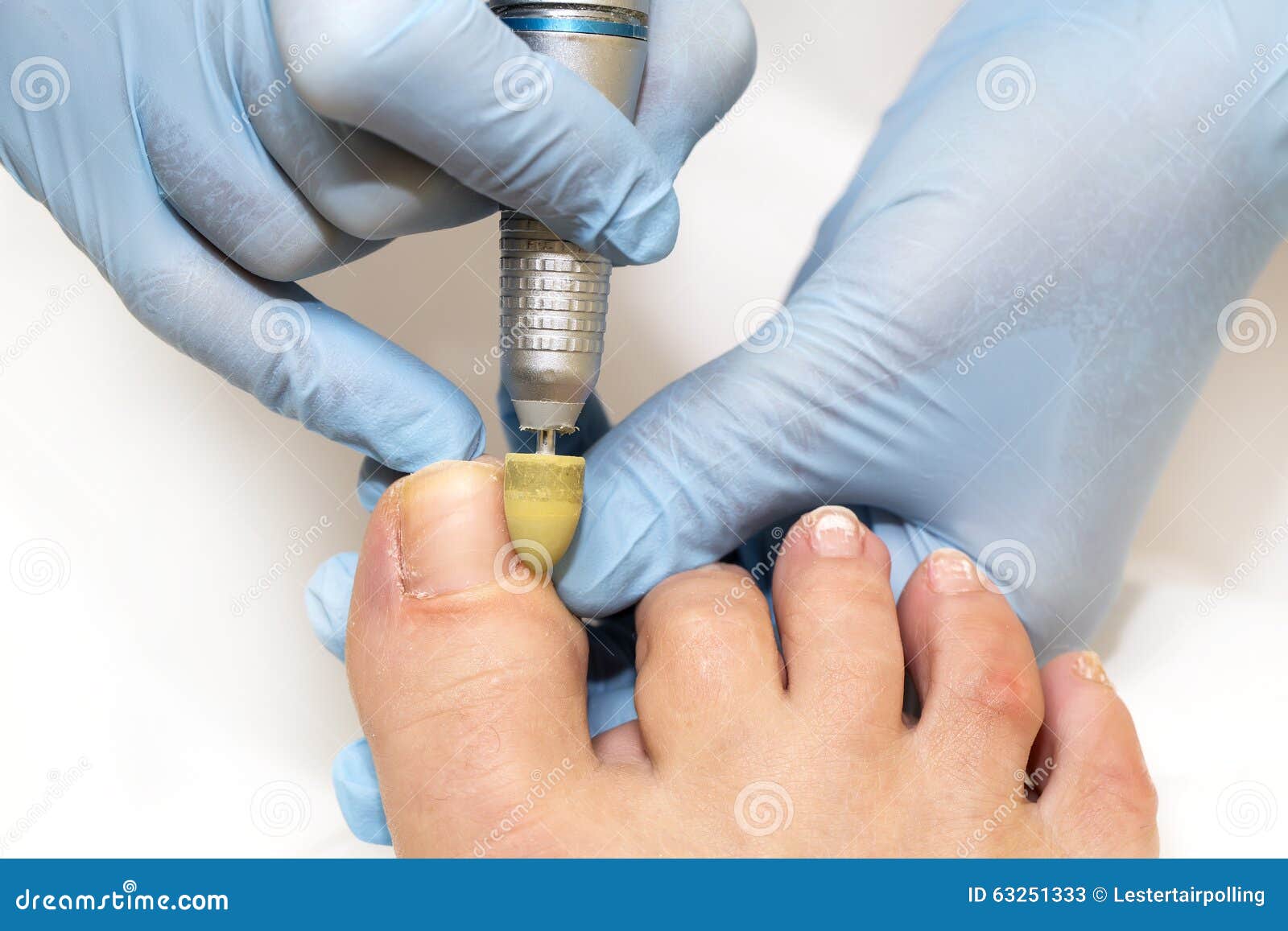 Process of pedicure stock image. Image of fingernails - 63251333