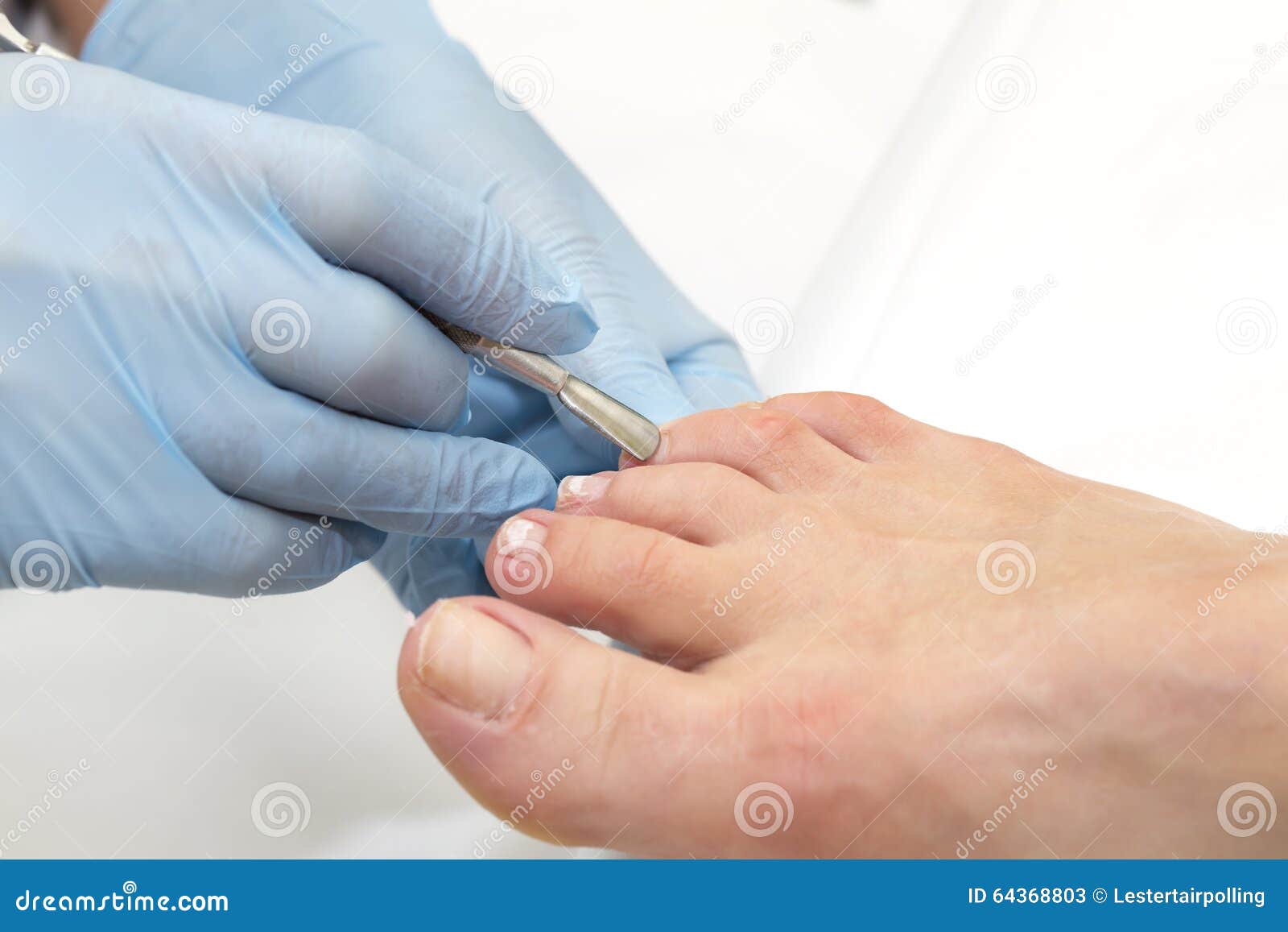 Process of pedicure stock image. Image of macro, body - 64368803