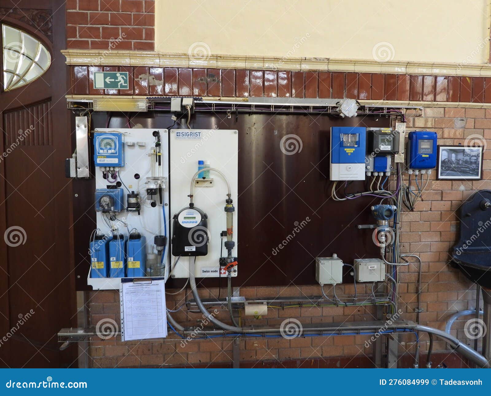 Process Photometer in the Waterworks 3 Stock Image - Image of testing ...