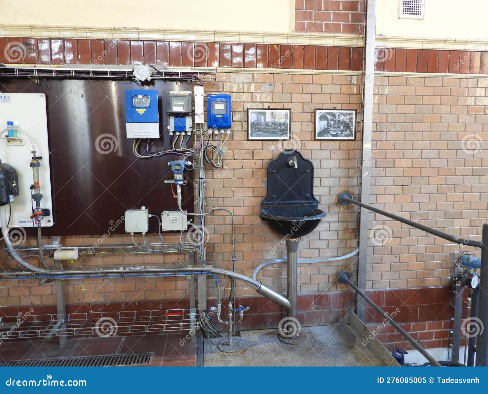 Process Photometer in the Waterworks 2 Stock Image - Image of increased ...