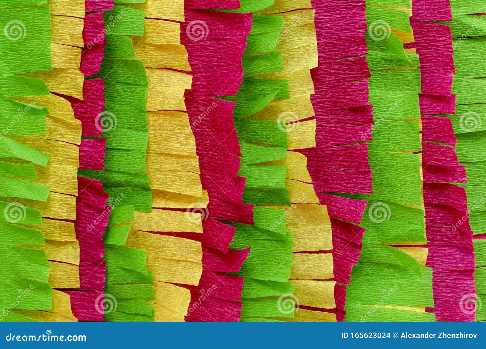 Process of Pinata Creation: Cut Paper Stock Photo - Image of break ...