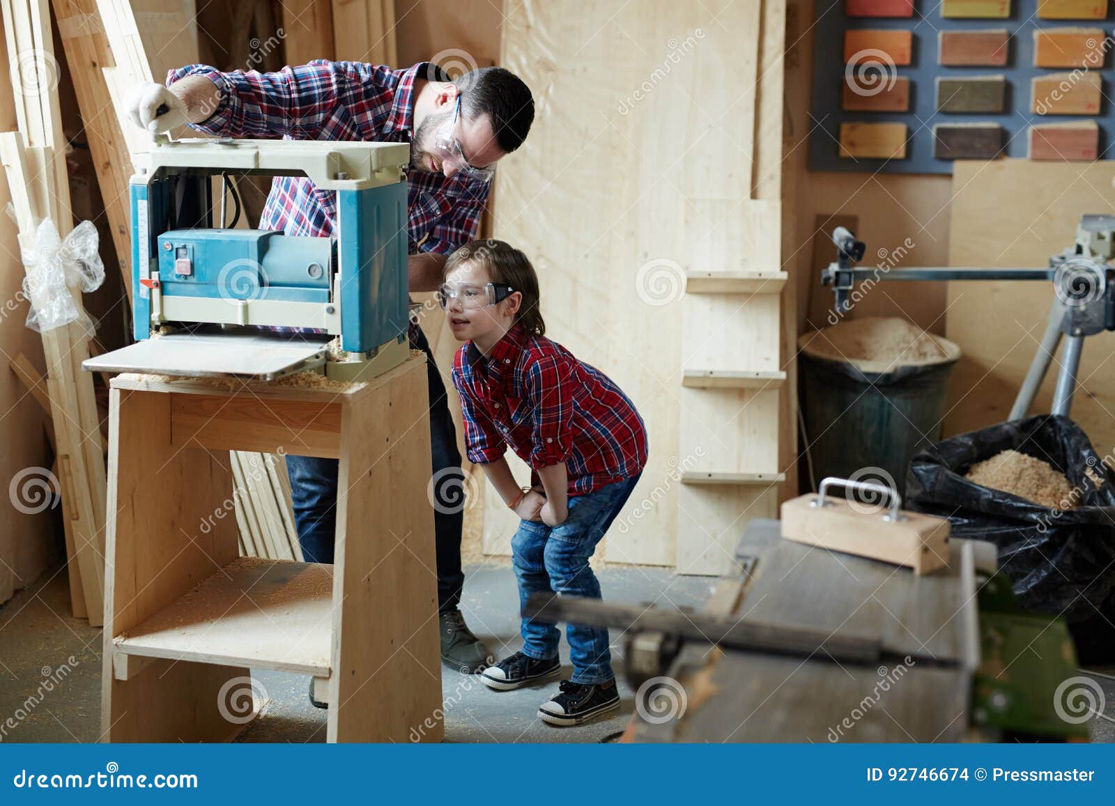 Process of planing stock photo. Image of planingmachine - 92746674