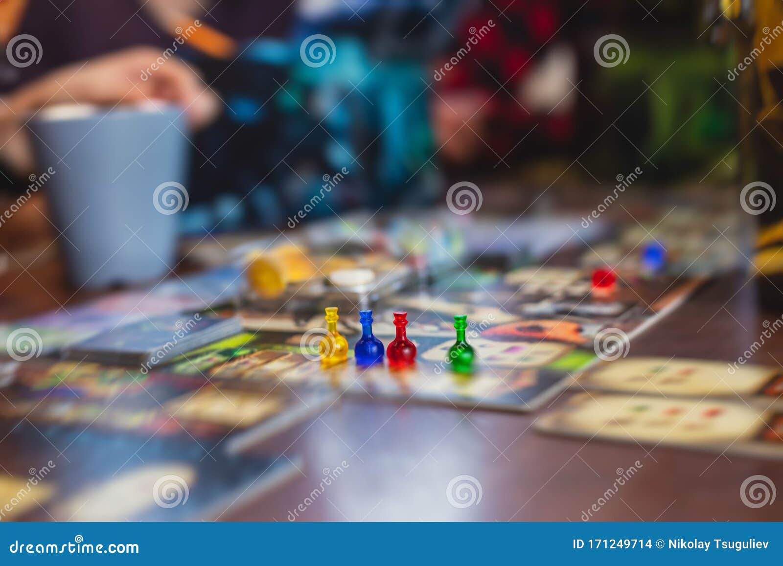 Process of Playing Board Game and Having Fun with Friends and Family ...