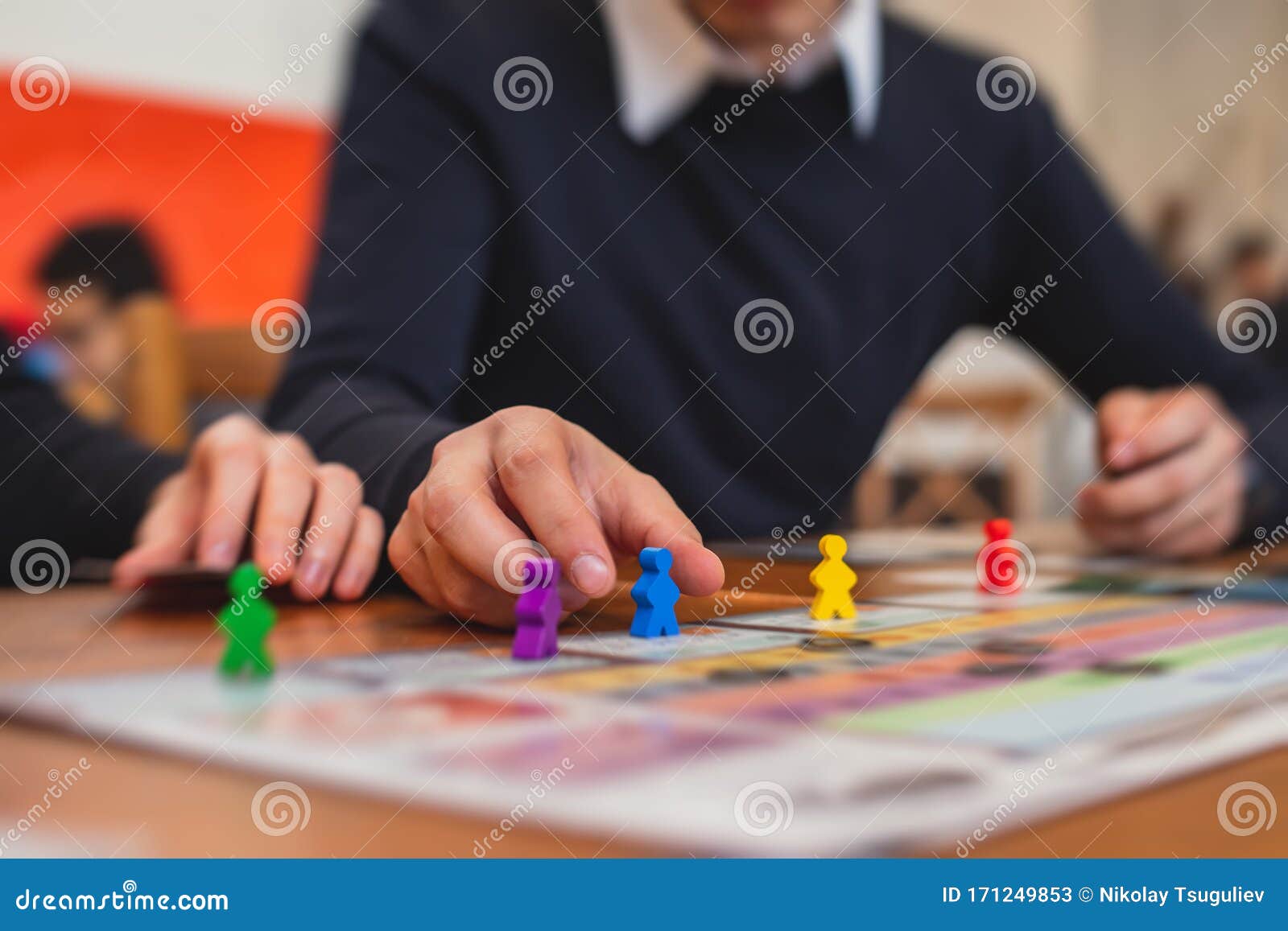 Process of Playing Board Game and Having Fun with Friends and Family ...