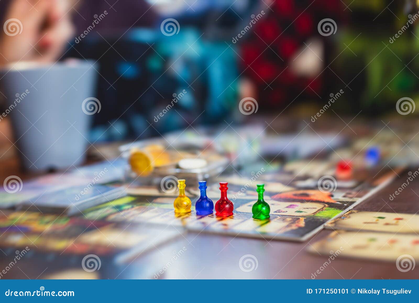 Process of Playing Board Game and Having Fun with Friends and Family ...