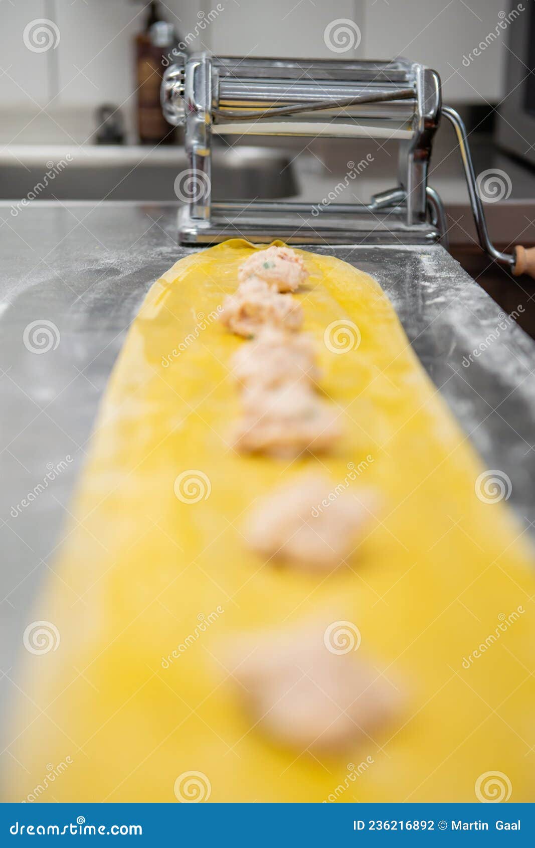 Process of Preparation of Italian Pasta, Handmade Pasta, Italian ...