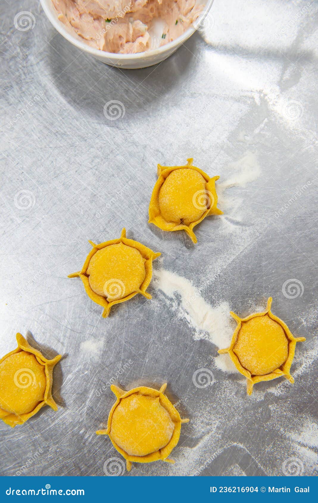 Process of Preparation of Italian Pasta, Handmade Pasta, Italian ...