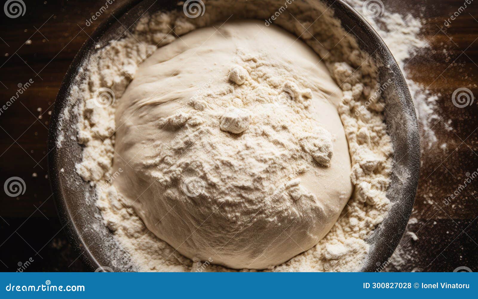 The Fermentation Process in the Dough Close-up, Natural and Organic ...