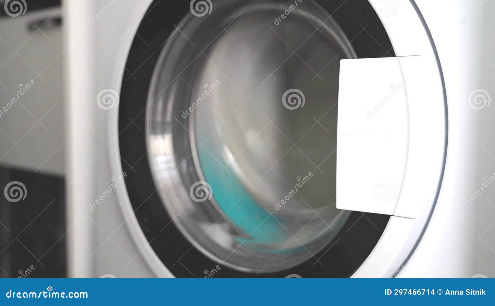 Process of Pressing Things in Washing Machine Stock Footage - Video of ...