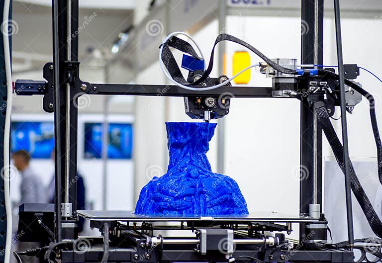 Process Printing Object 3D Printer 3D Printer Printing Model from ...