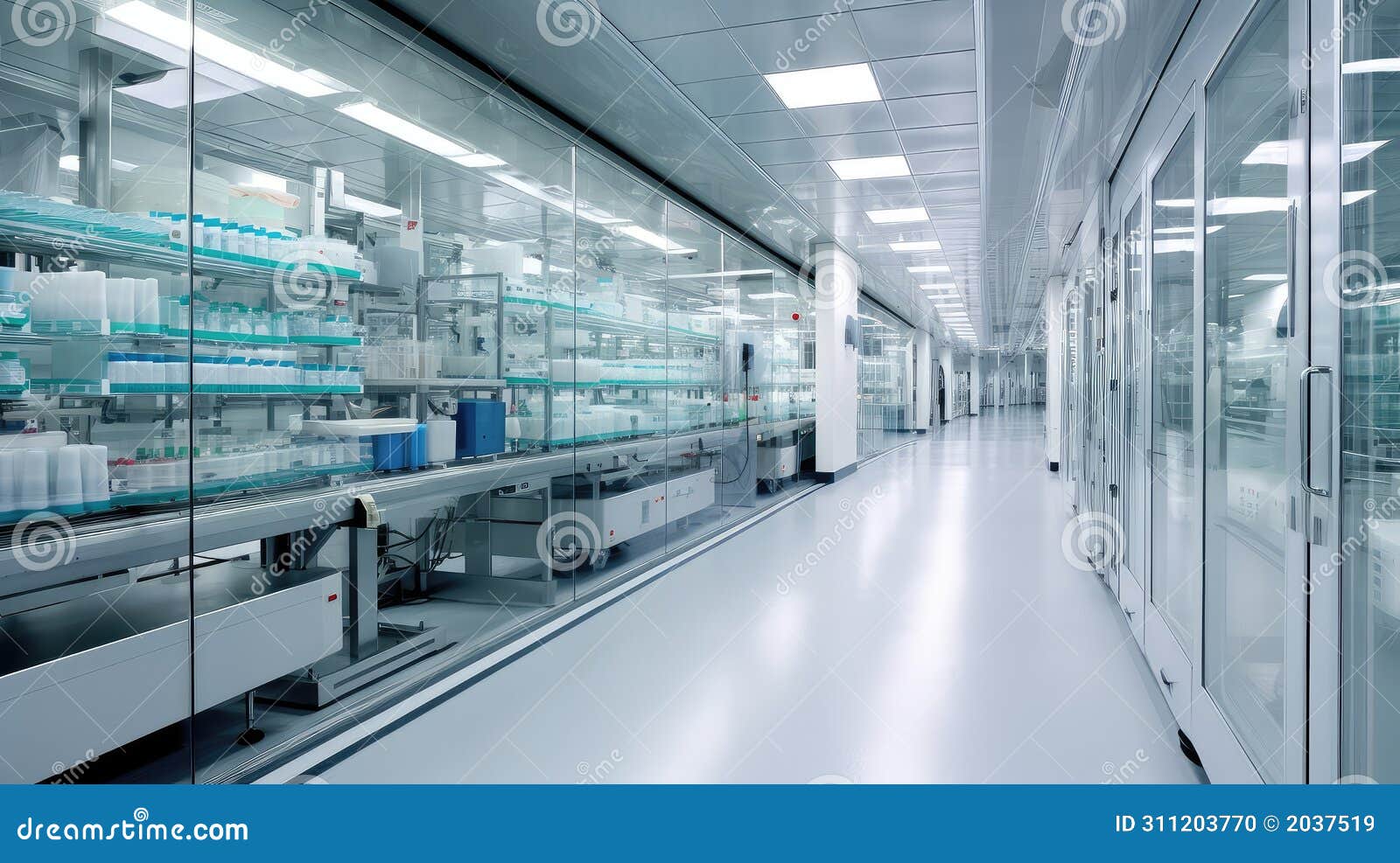 Process Production Pharmaceutical Plant Stock Illustration ...