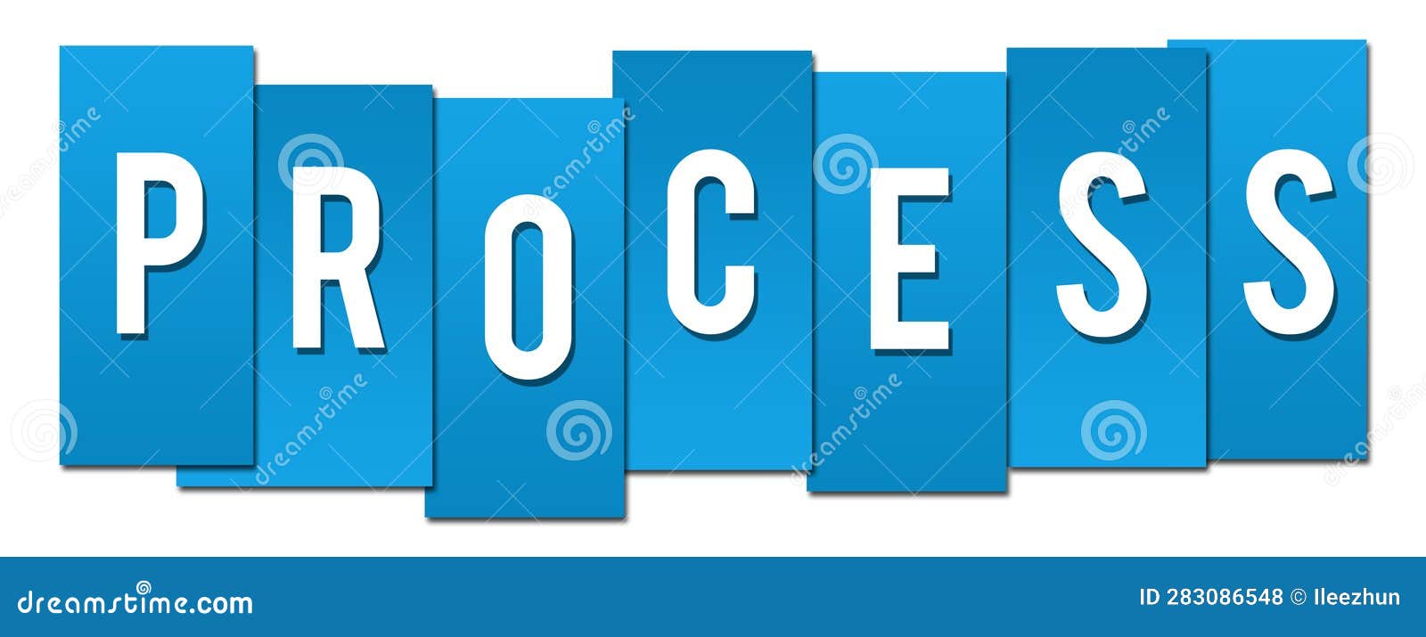 Process Professional Blue Boxes Stock Illustration - Illustration of ...