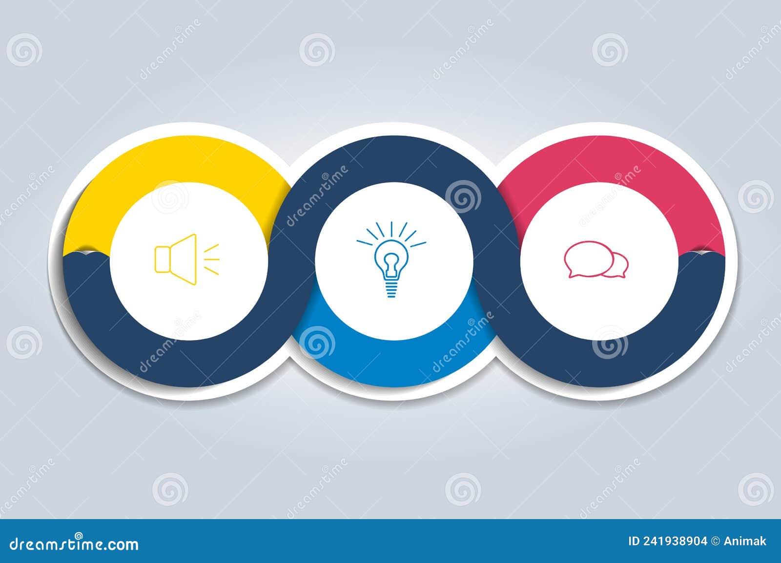 Process Progress Diagram with Three Steps. Schema, Diagram, Infographic ...