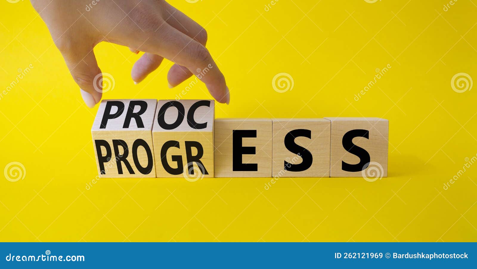 Progress Symbol. Pink Steaky Note With Words Show Progress. Beautiful ...