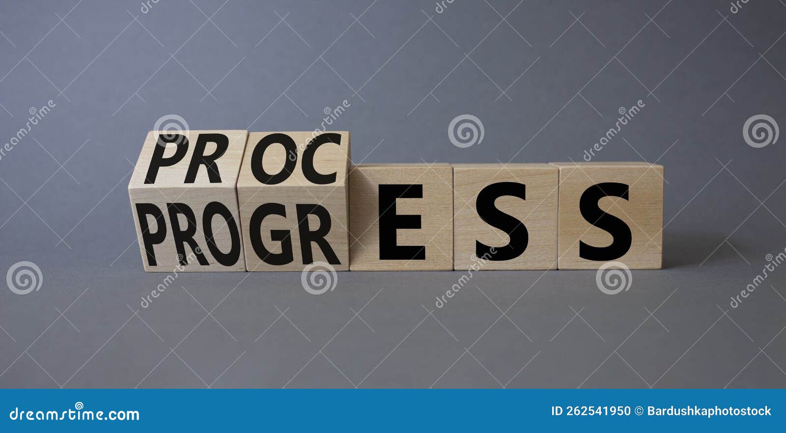 Progress Symbol. Pink Steaky Note With Words Show Progress. Beautiful ...