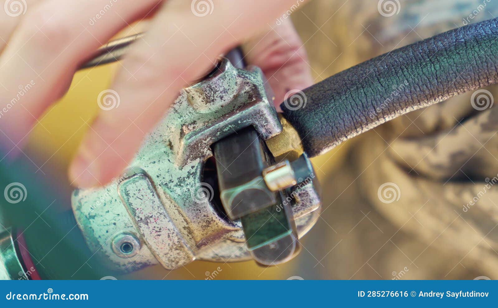 The Process of Rolling Copper Tubes of the Freon Pipeline Stock Footage ...