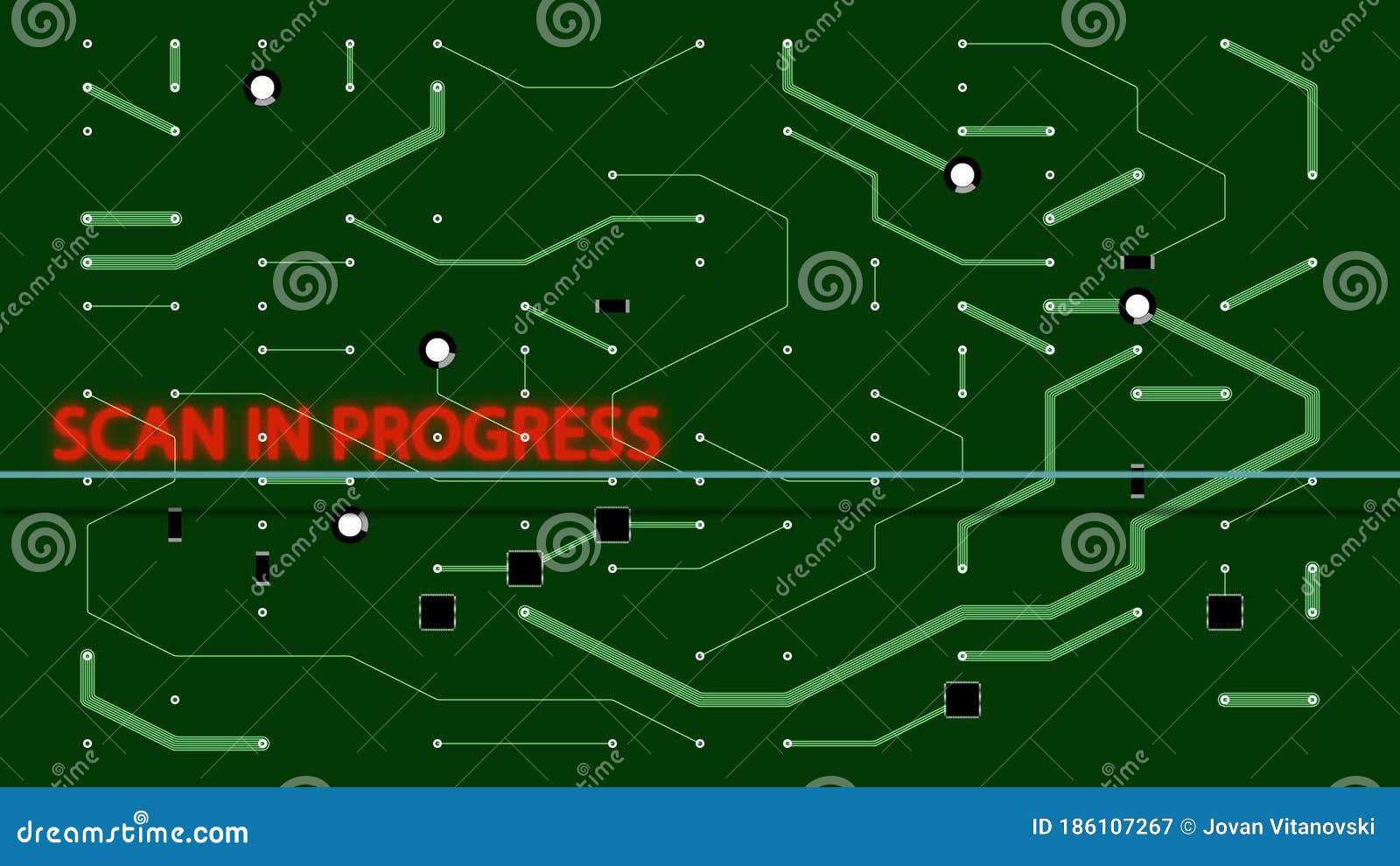 Process of Scan Circuit Board in Progress Stock Video - Video of ...