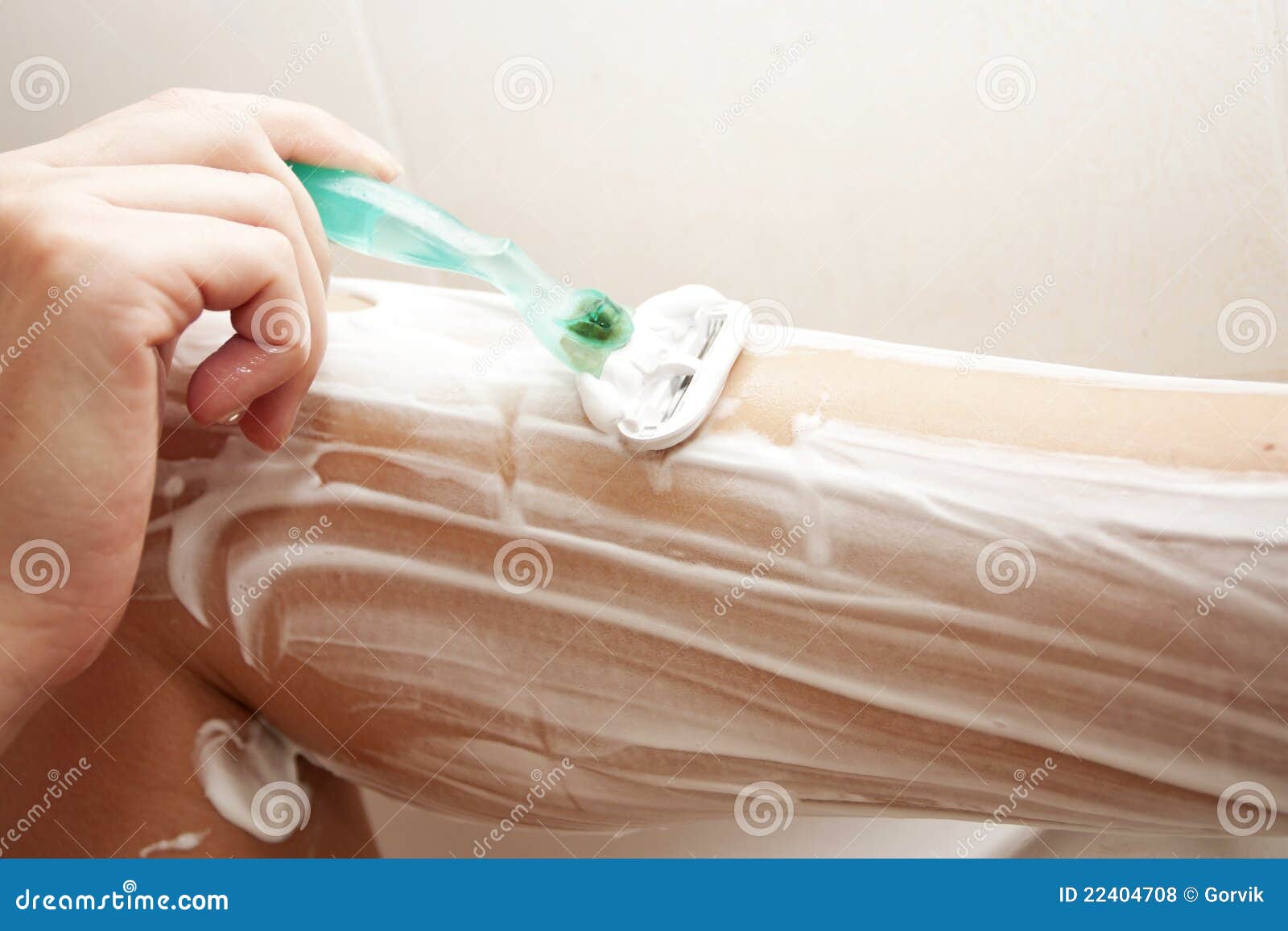 Process of shaving of feet stock photo. Image of relaxation - 22404708