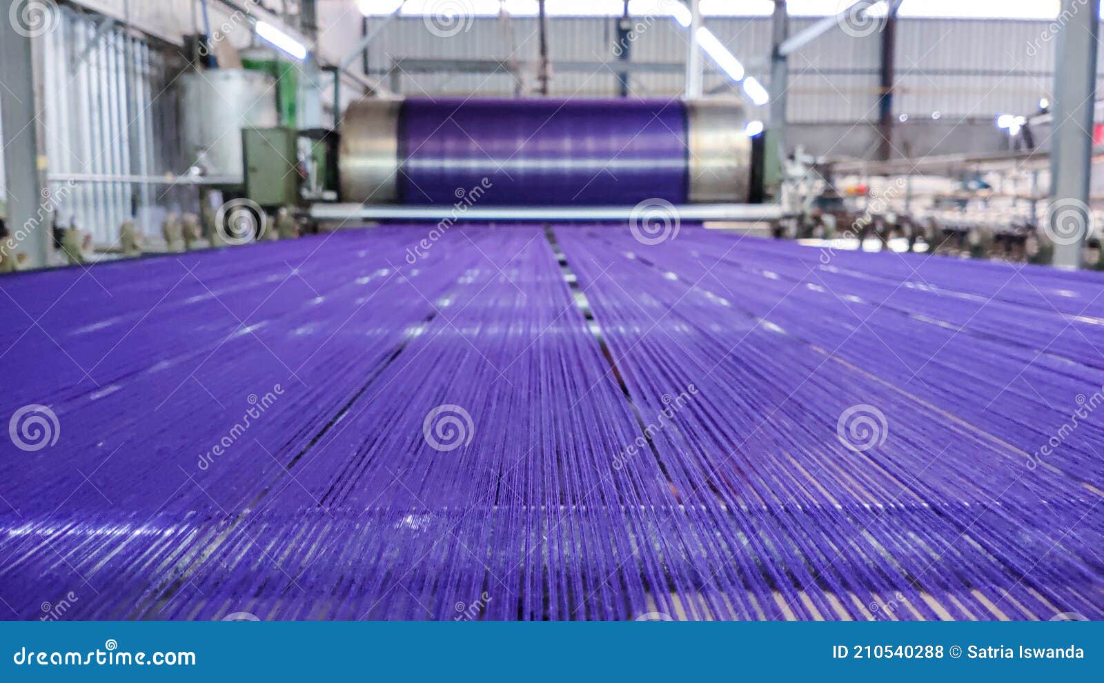 Process of Starch Yarn in Textile Factories Stock Photo - Image of ...