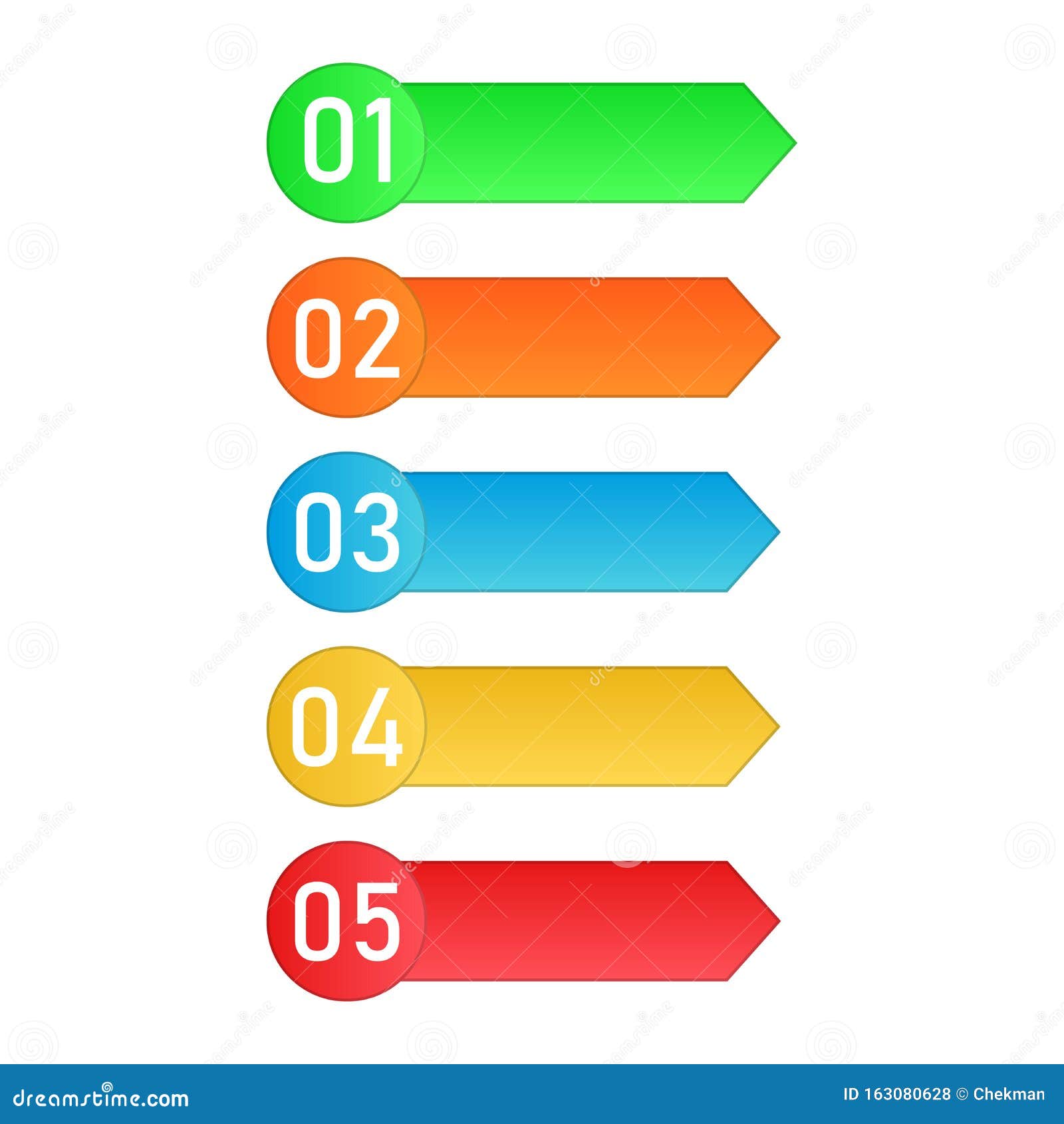 Process Steps. Vector Infographic Elements Stock Illustration ...