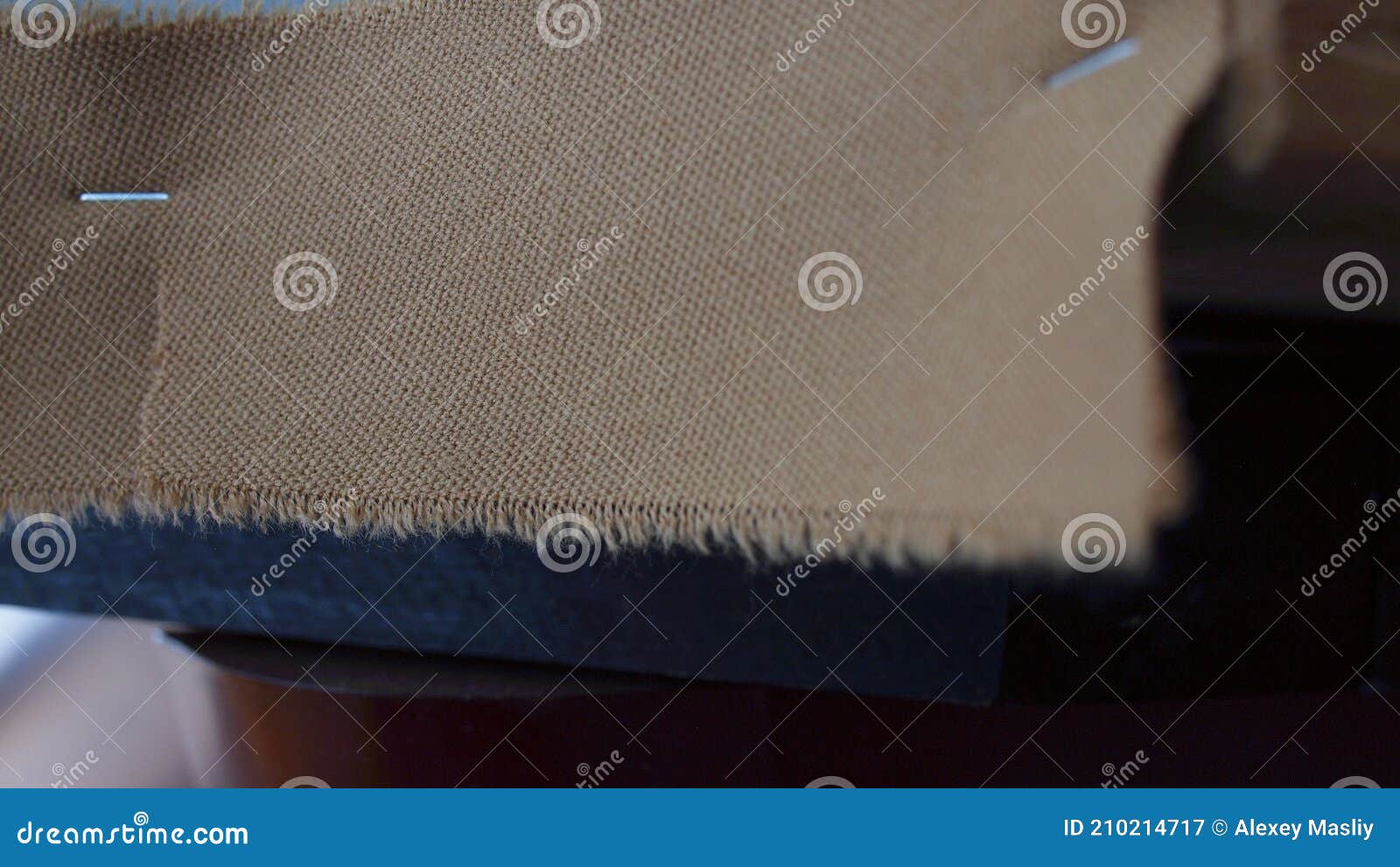The Process of Stretching the New Billiard Cloth on the Pockets of ...