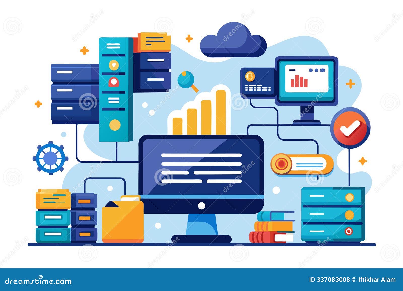 The Process of Structuring Data Storage and Archiving Files on a Server ...