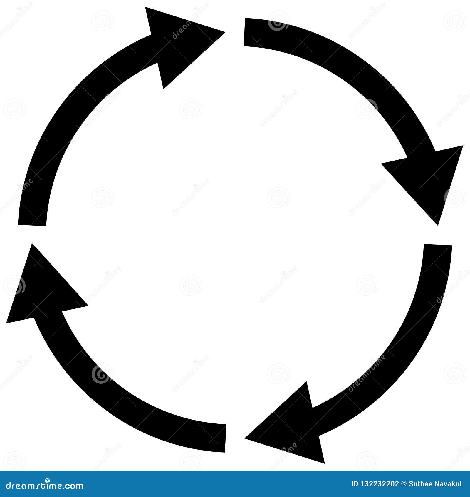 Process Symbol on White Background. Four Step Cycle Arrow Sign Stock ... Process Symbol on White Background. Four Step Cycle Arrow Sign Stock ...