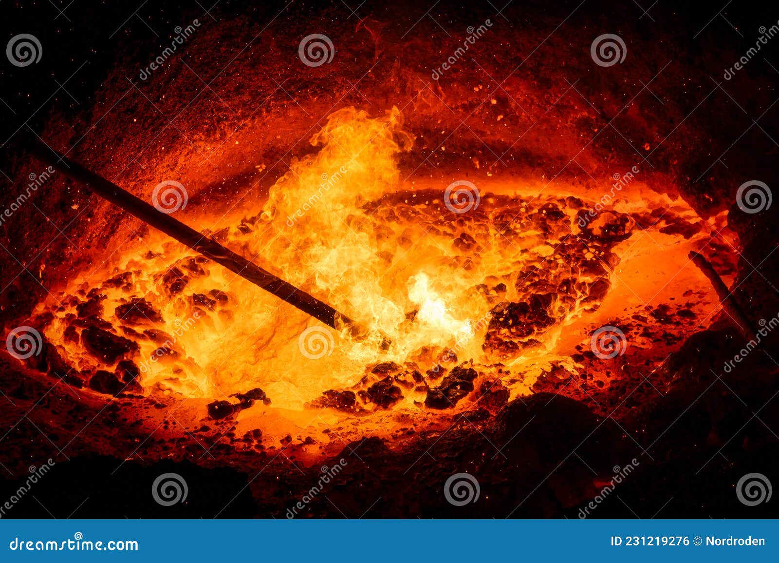 Process of Taking a Sample of Liquid Metal in a Steelmaking Furnace ...