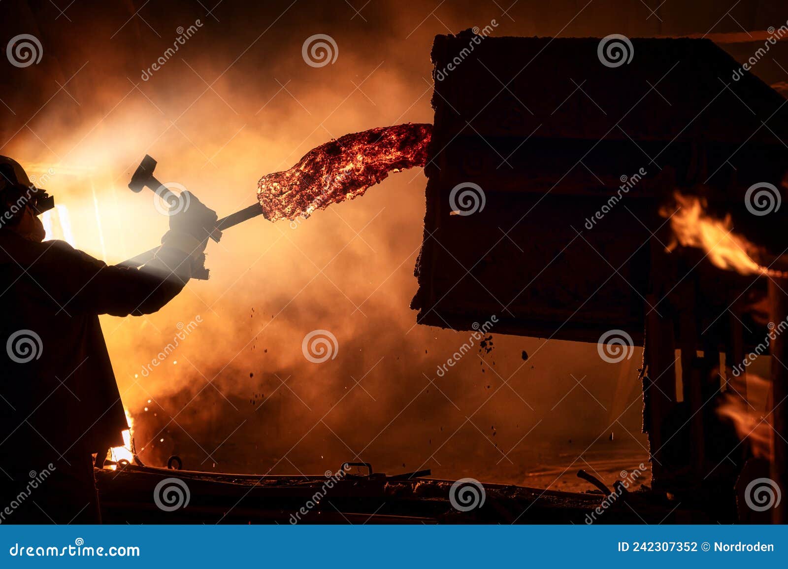 Process of Taking a Sample of Liquid Metal in a Steelmaking Furnace ...