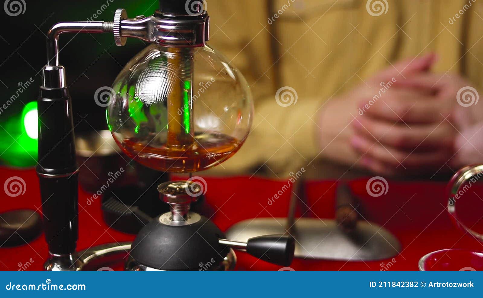 Process of Tea in the Siphon Traditions of Asia Stock Footage - Video ...