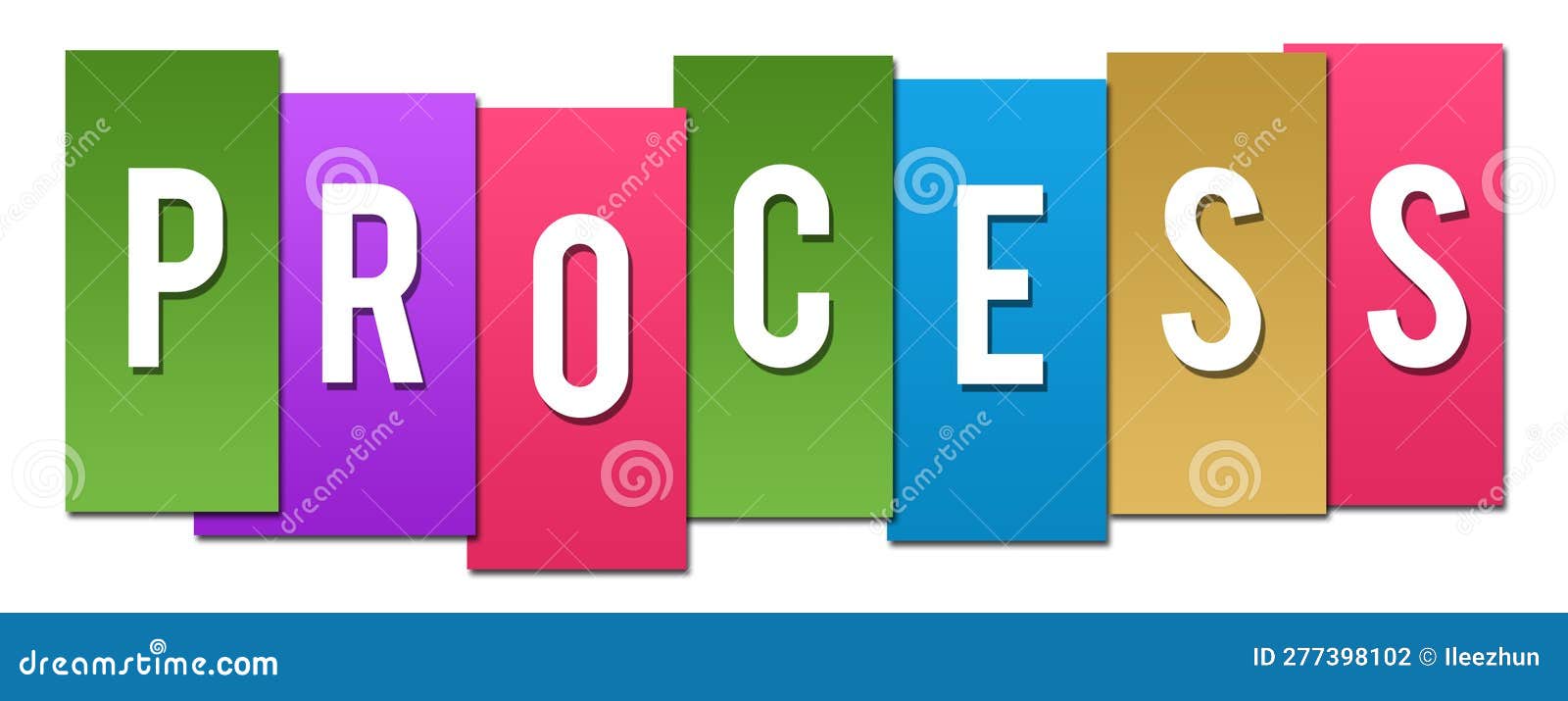 Process Professional Colorful Stock Illustration - Illustration of ...