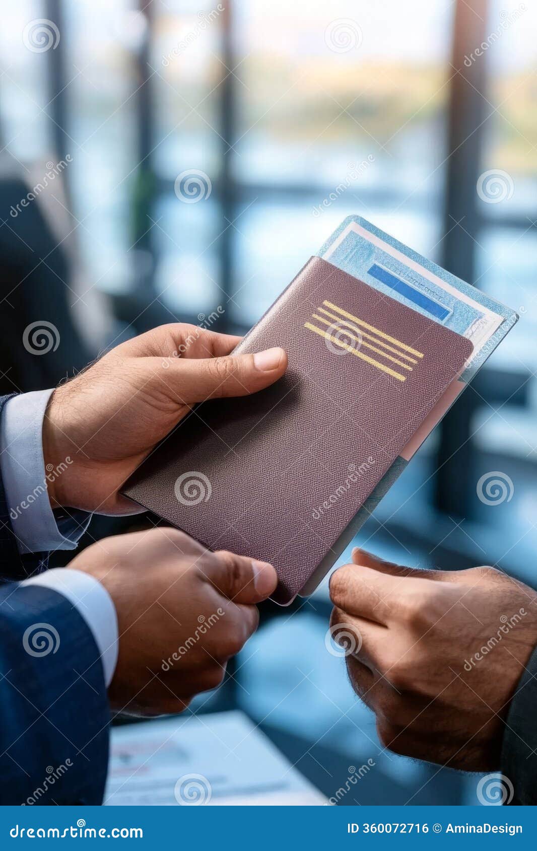 The Process of Transferring Travel Documents and Verifying Passports ...