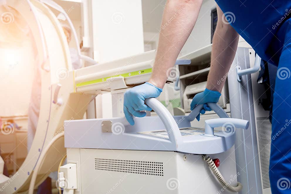 Process of Trauma Surgery Operation. Group of Surgeons in Operating ...