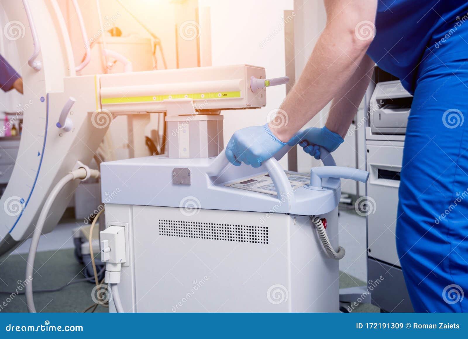 Process of Trauma Surgery Operation. Group of Surgeons in Operating ...