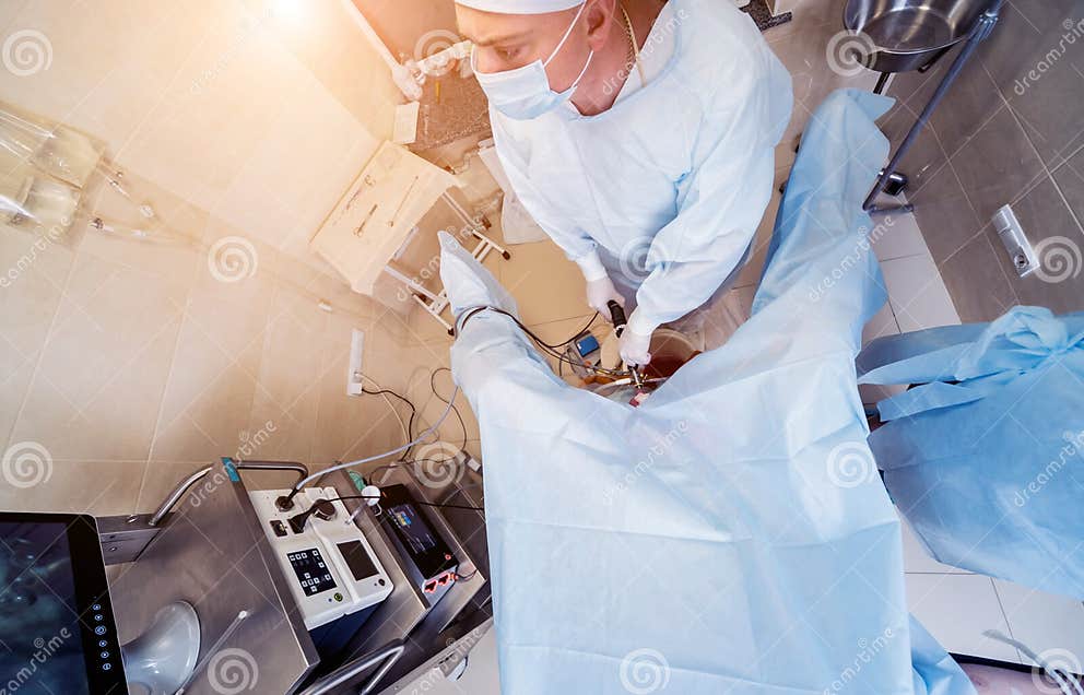 Process of Urological Surgery Operation Using Laparoscopic Equipment ...