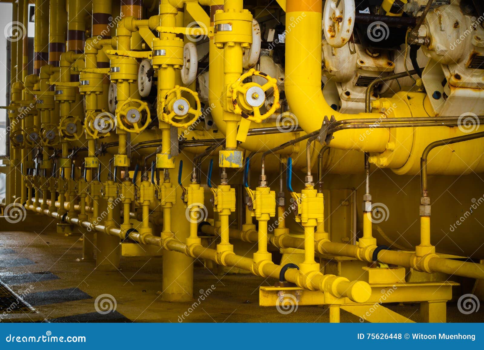 Gas Process Valve Isolation Lock Out Tag Out,Lock Royalty-Free Stock ...