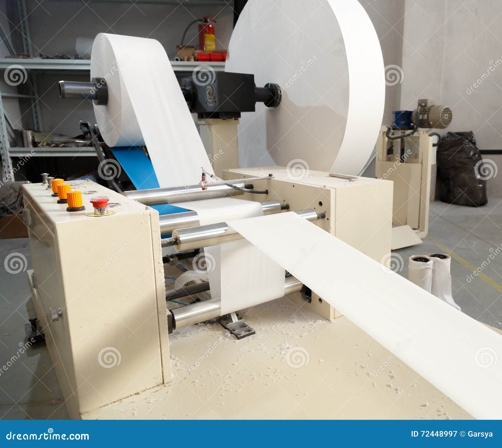 Process of Various Paper Products Manufacturing Stock Image - Image of ...