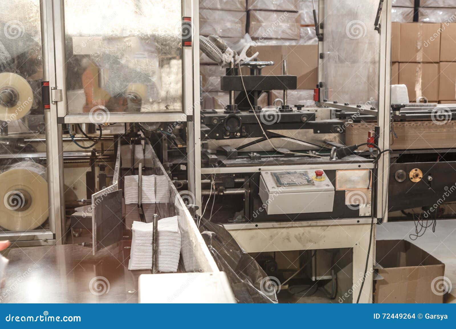 Process of Various Paper Products Manufacturing Stock Photo - Image of ...