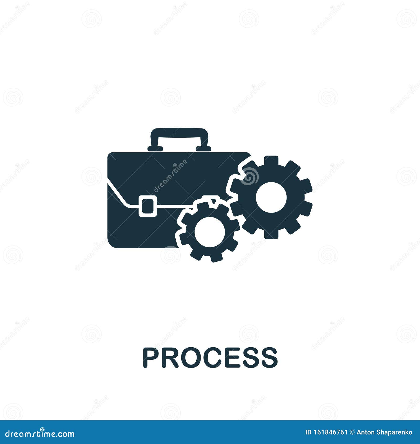 Process Vector Icon Symbol. Creative Sign from Business Administration ...