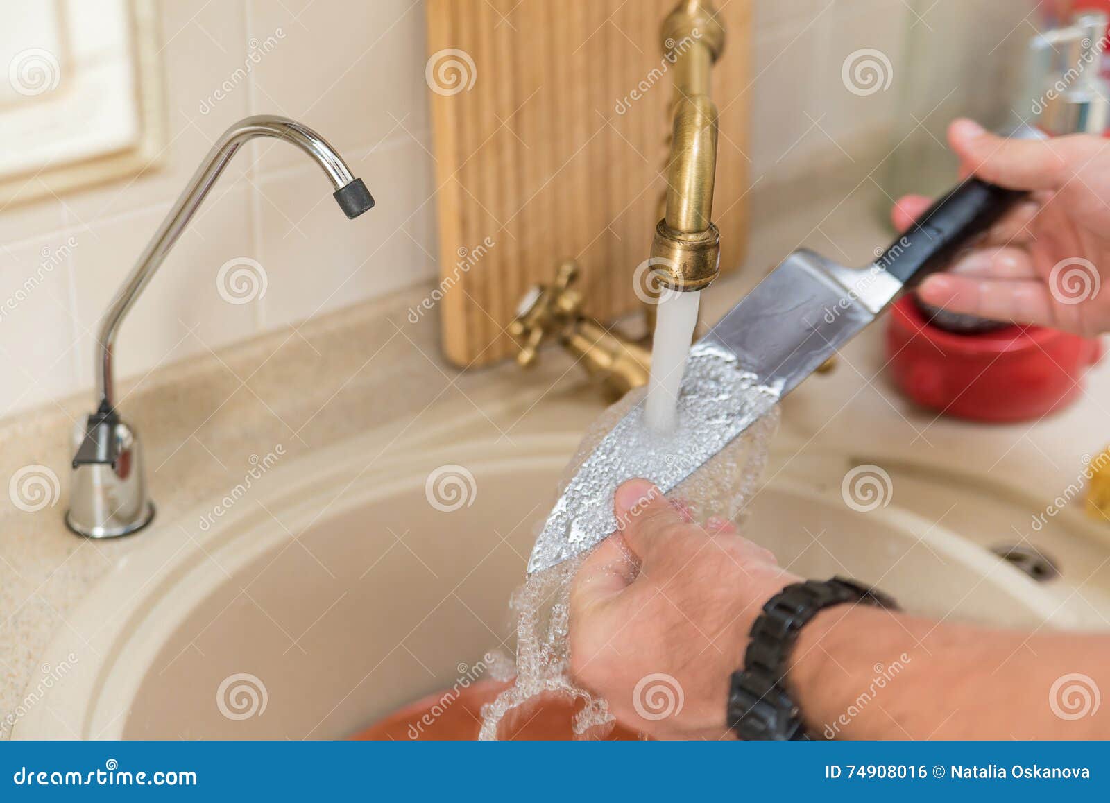 The Process of Washing Dishes Stock Photo - Image of duty, household ...