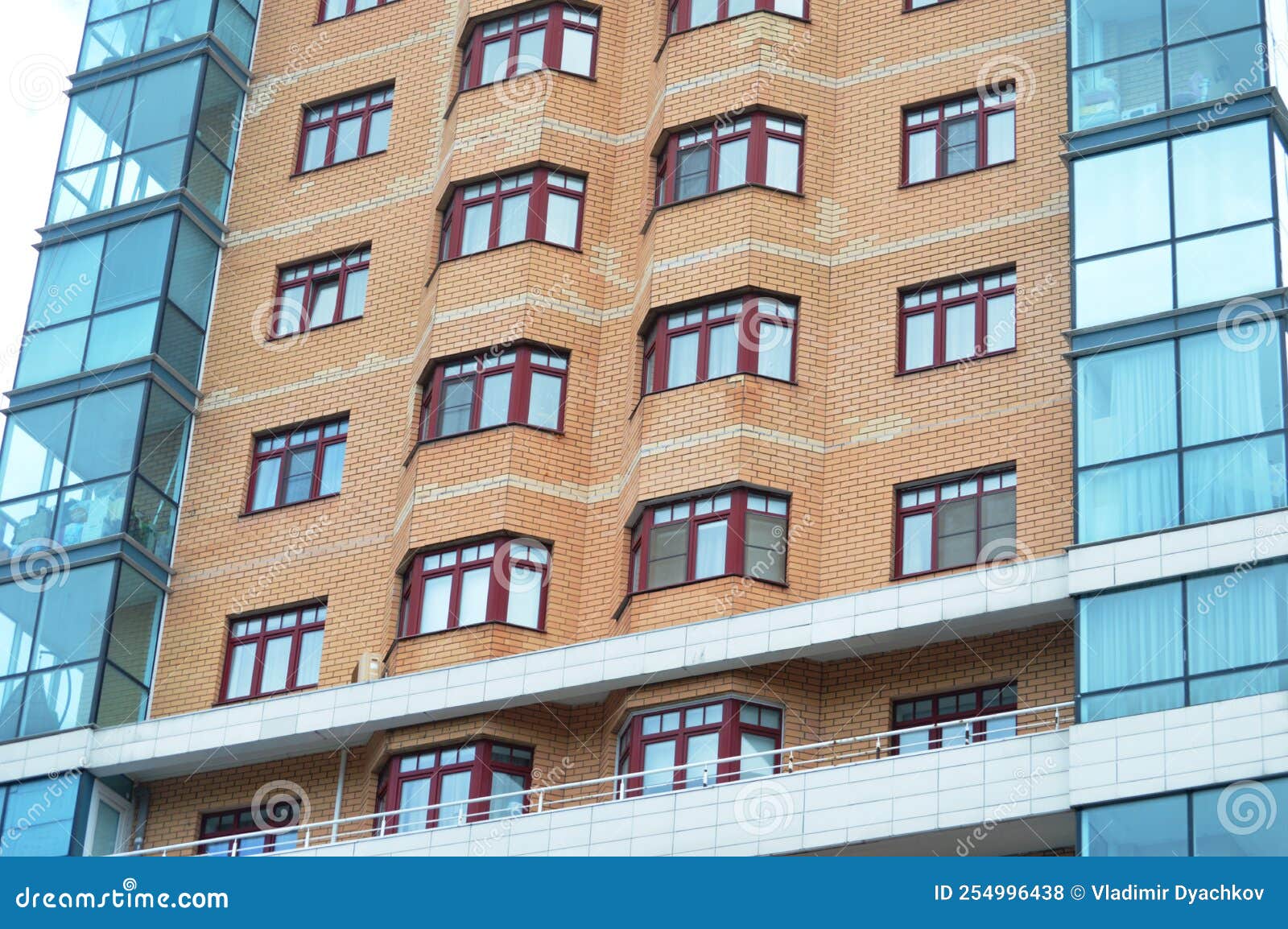 Skyscraper window cleaning stock photo. Image of high - 254996438