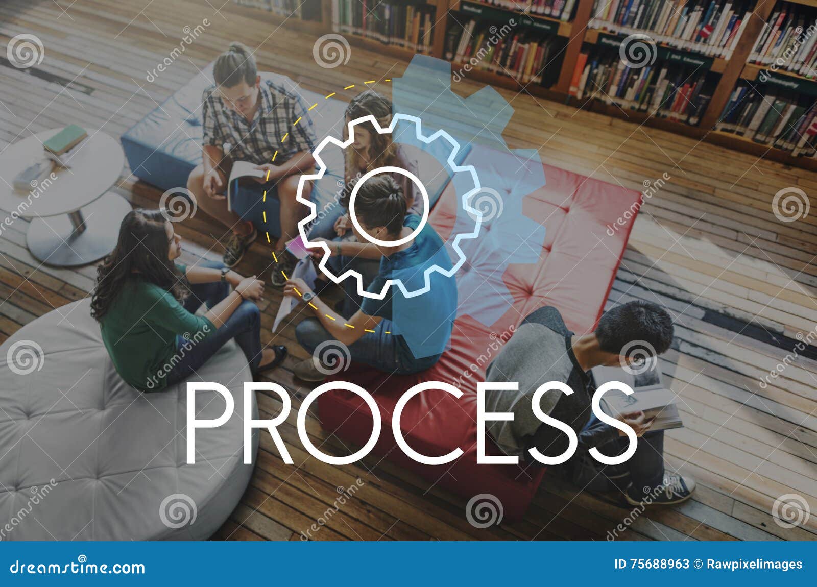 Process Word Settings Icon Simple Concept Stock Image - Image of ...