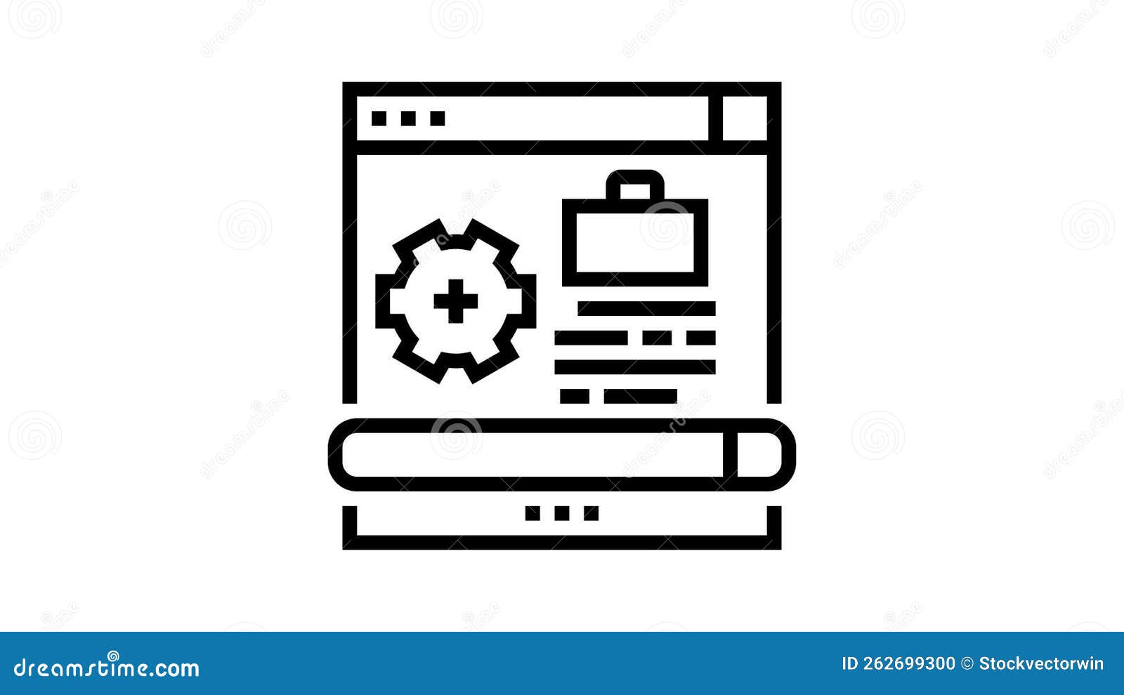 Process Work Line Icon Animation Stock Footage - Video of puzzle ...