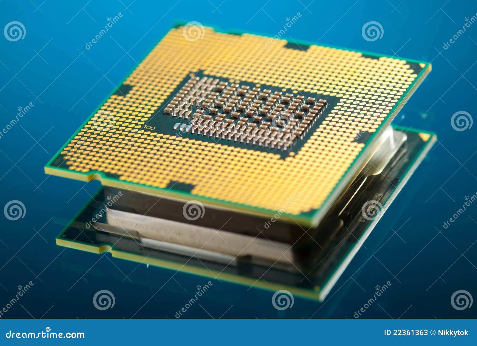 Processador Central Moderno Imagem de Stock - Imagem de computador ...